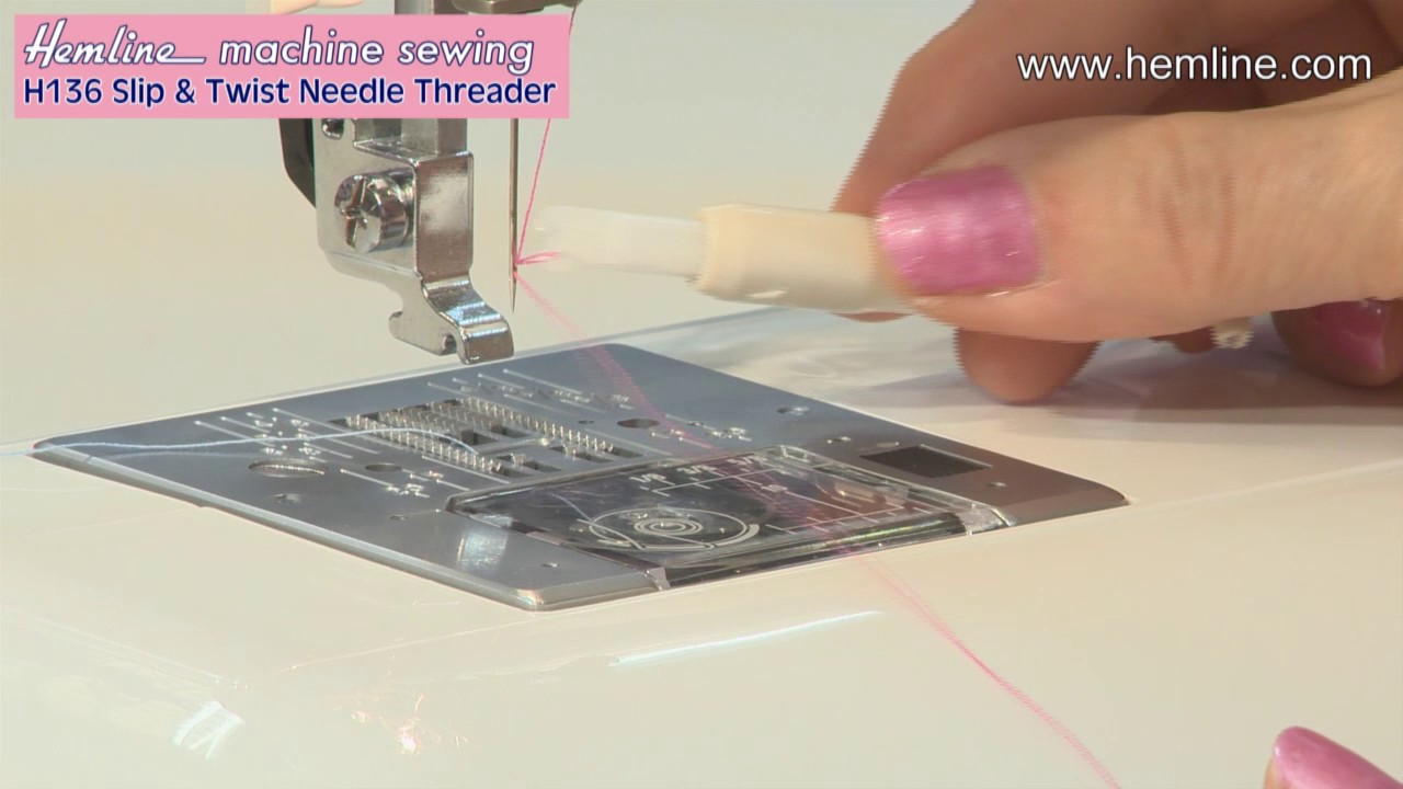 Slip and Twist Needle Threader by Hemline - YouTube