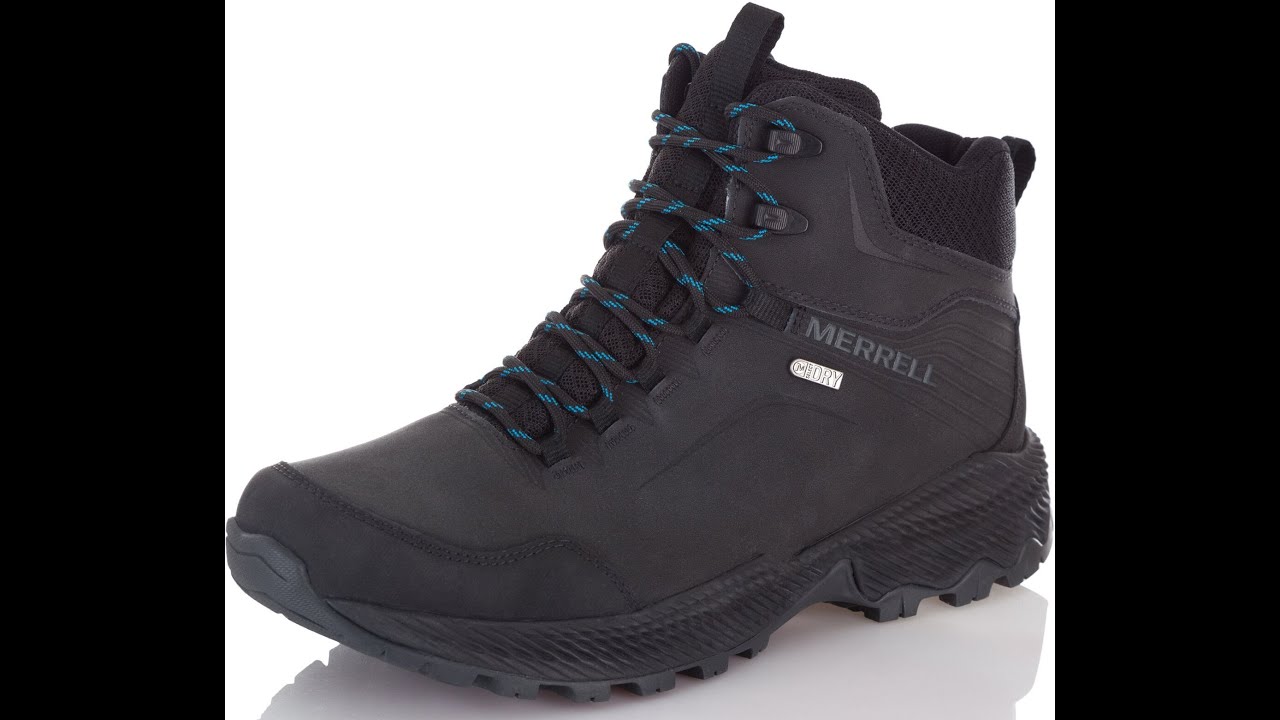 Ботинки мужские Утепленные Merrell Forestbound WP - YouTube