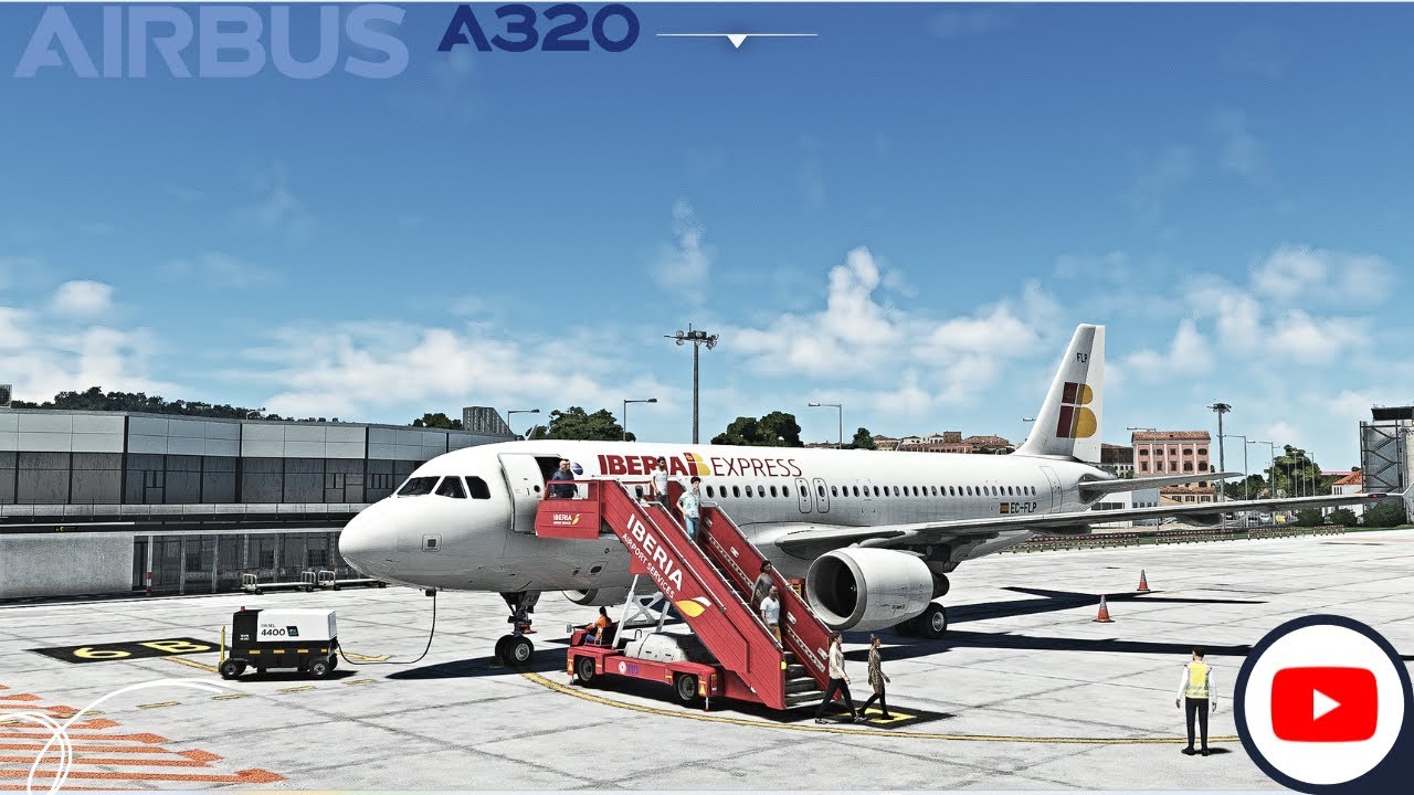 IBERIA Express A320 Landing in San Sebastián with 9knots tail wind ...