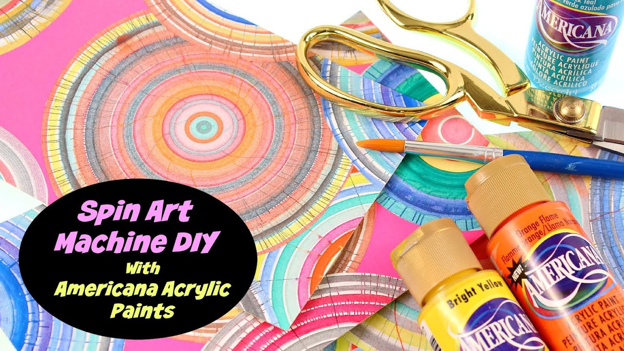 HOW TO: Create Spin Art | DecoArt® - YouTube