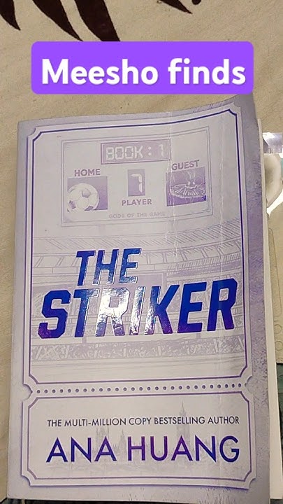 Striker book by Anna Huang - YouTube