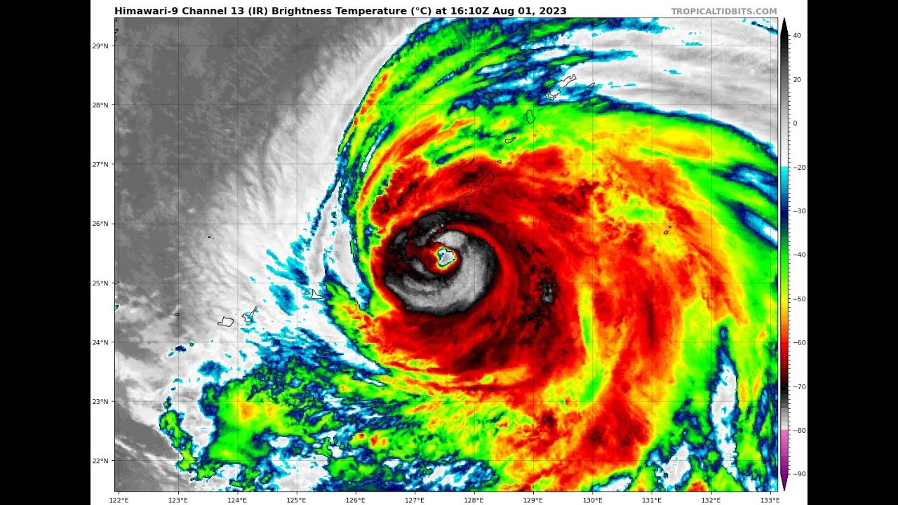 Active Tropics with Typhoon Khanun, Tropical Storm Dora, 04B - August ...