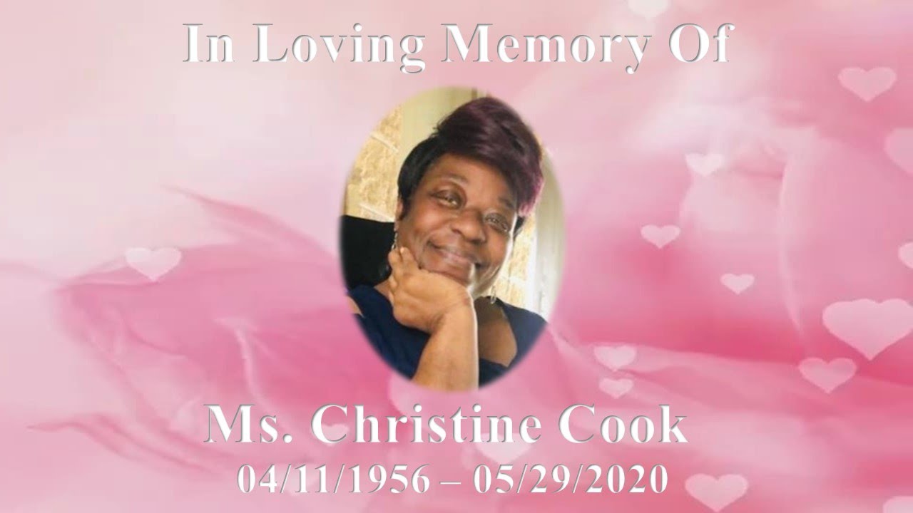 Homegoing Celebration For Christine Cook - YouTube