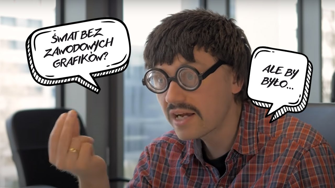Świat bez zawodowców #8 - Cyber Marian w roli grafika - YouTube