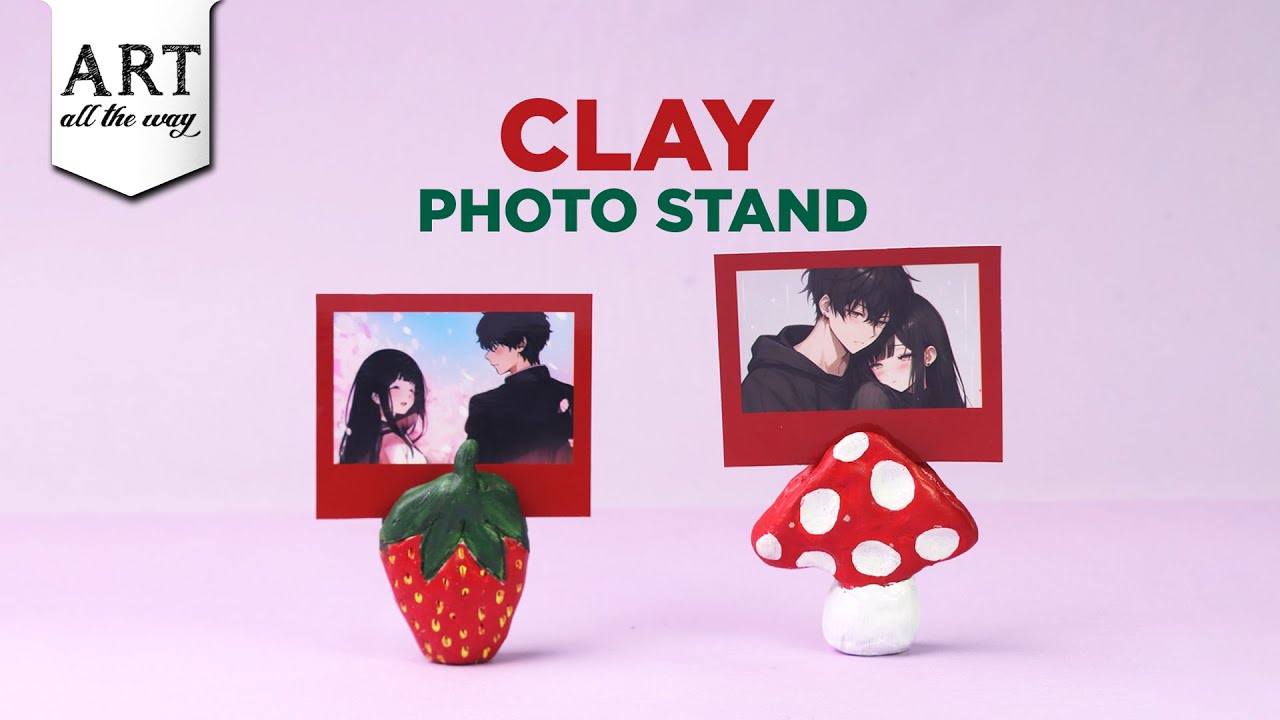 DIY Clay Photo Holders | Clay Photo Stand | Clay Craft Ideas | Easy ...