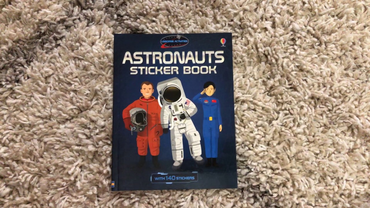 Usborne Mini Astronauts Sticker Book - YouTube