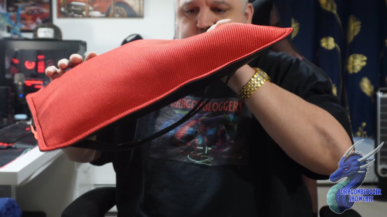 Showcasing the Ajuvia Back Vitalizer Lumbar Cushion - YouTube