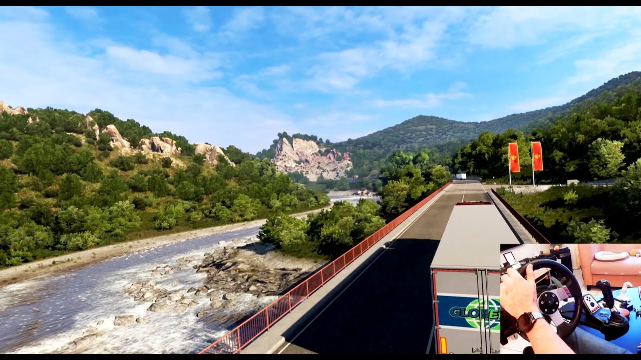 Euro Truck Simulator ProMods 2.70 A beautiful route through the ...