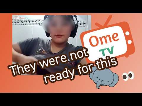 reaction ome.tv prank🫣