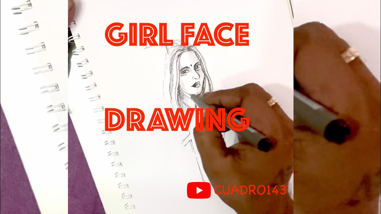 Girl Face Drawing Tutorials #art #drawingtutorial # ...