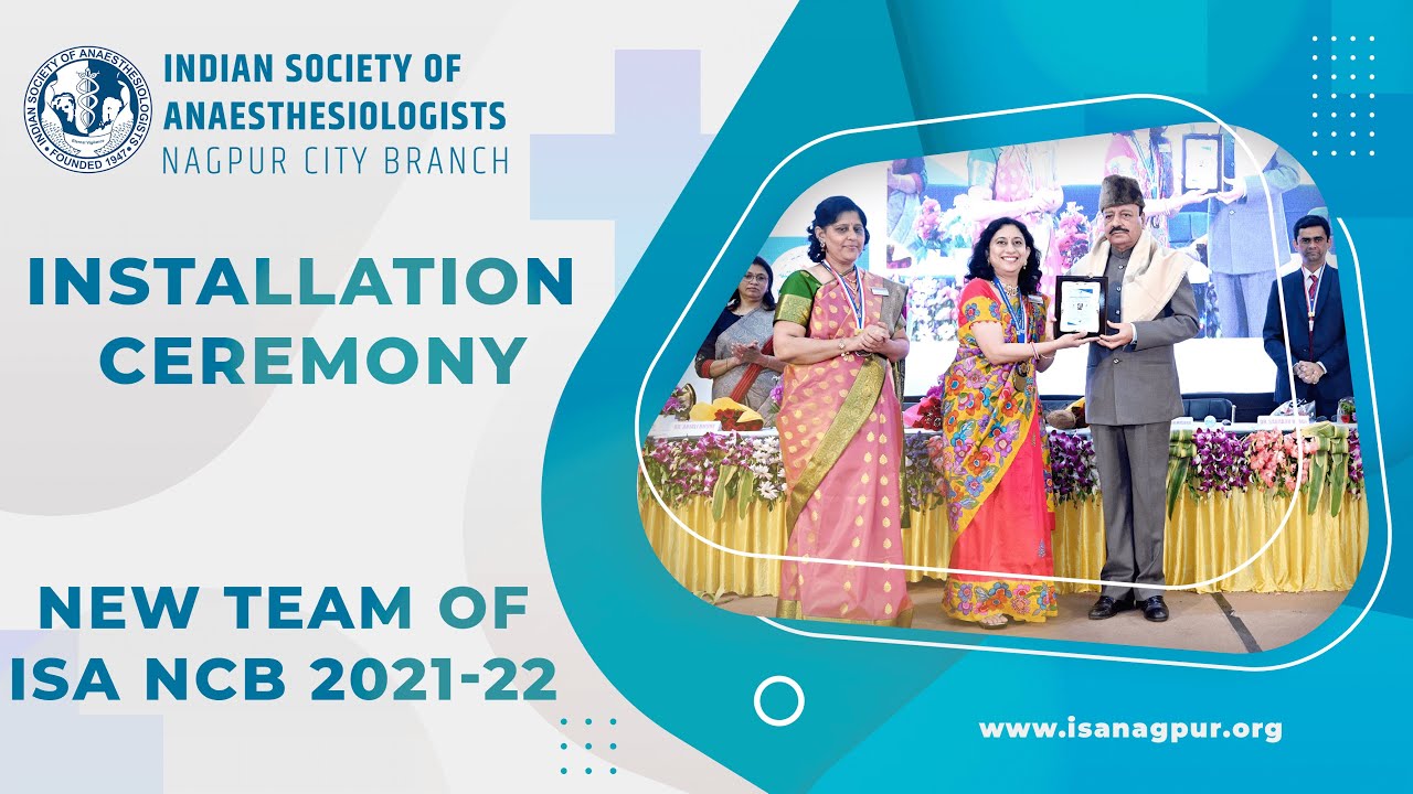Installation Ceremony of New Team of ISA NCB 2021-22 - YouTube