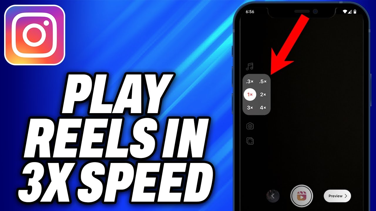 How To Play Instagram Reels in 3x Speed - Easy Fix - YouTube