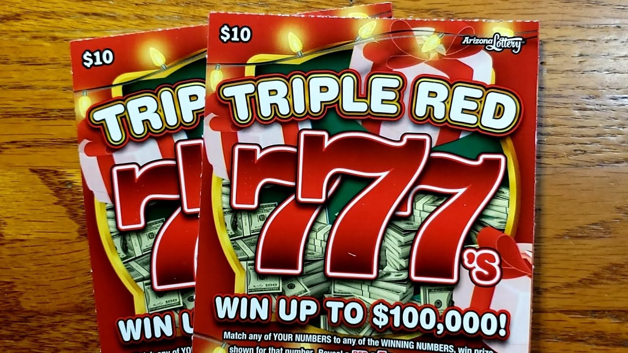 ARIZONA LOTTERY-- TRIPLE RED 777!! - YouTube