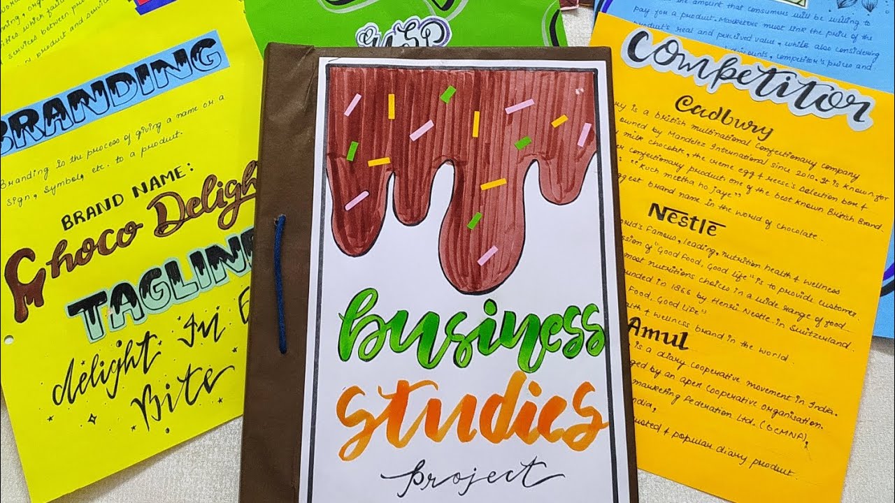 Business class 12 project| marketing management project on chocolate ...