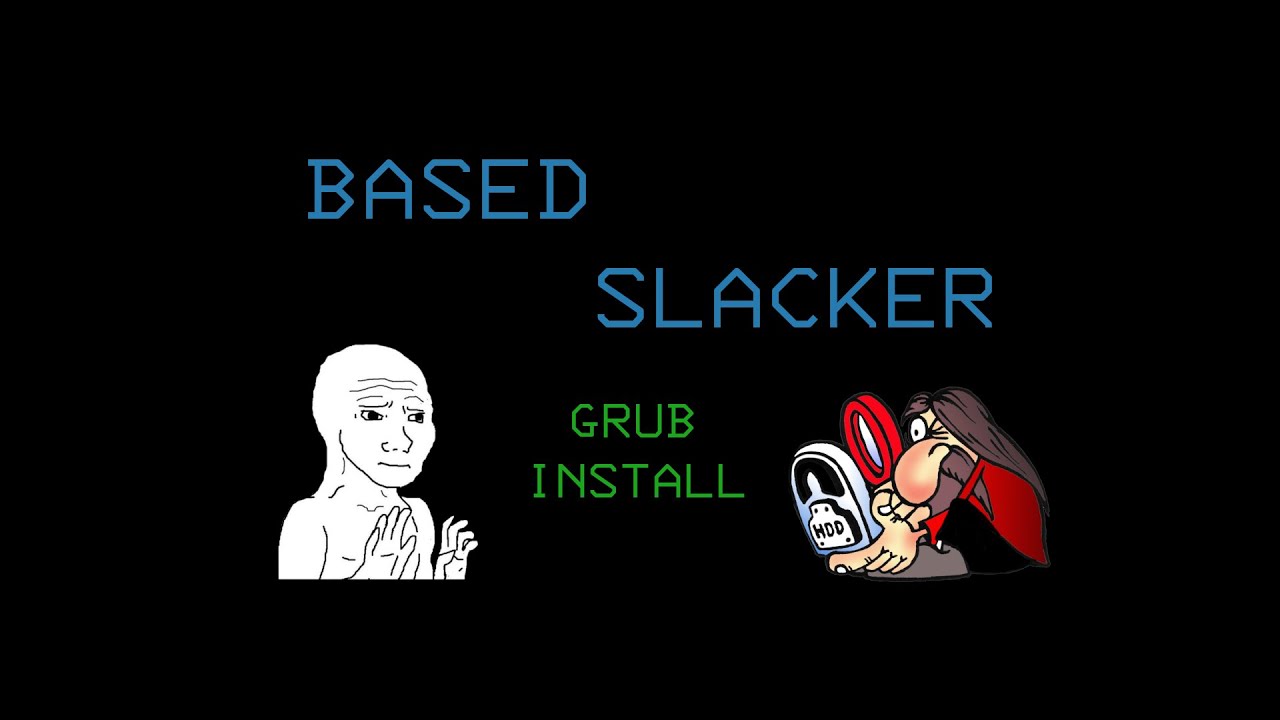 Slackware Linux Grub install guide, UEFI and BIOS - YouTube