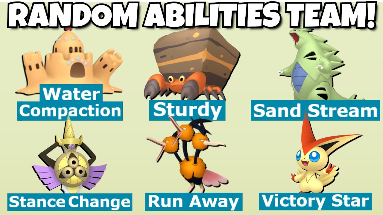 Pokemon Showdown but a RANDOM ABILITY GENERATOR PICKS MY TEAM! - YouTube