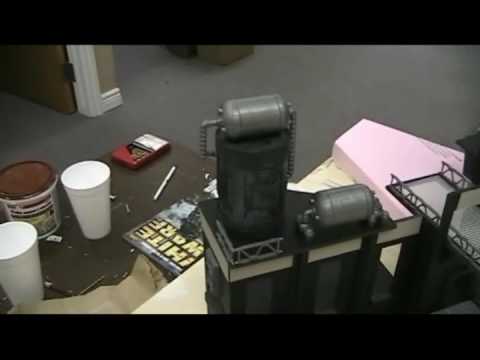 Warhammer 40k Planetstrike WIP Factory Terrain Board Part 2 - YouTube