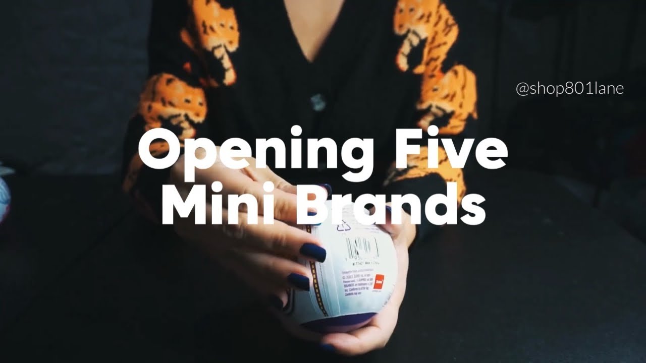 Unboxing 5 Zuru Mini Brands Surprise Balls for ASMR Fun! Ultimate Mini ...
