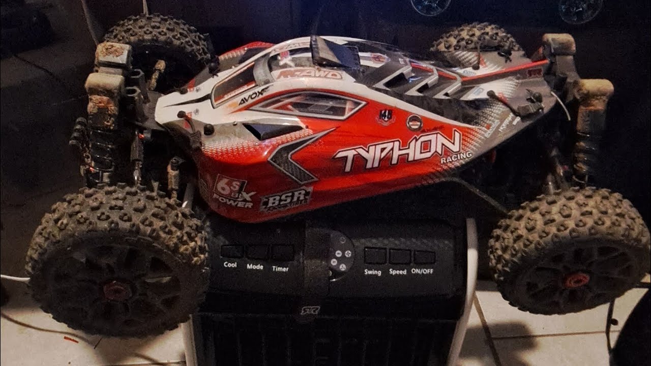 FULL VIDEO FIRST TESTS ARRMA TYPHON 3S CONVERSION TO 6S RWD - YouTube