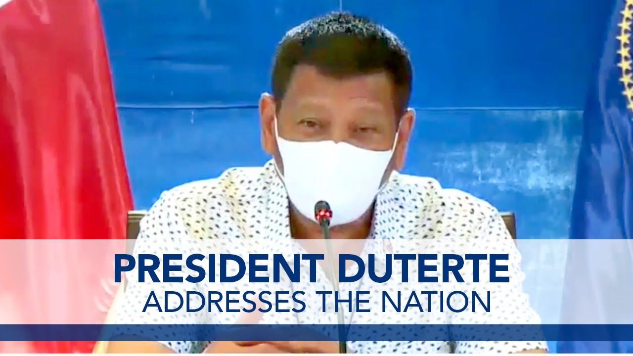 President Rodrigo Duterte Addresses the Nation | November 23, 2020 ...