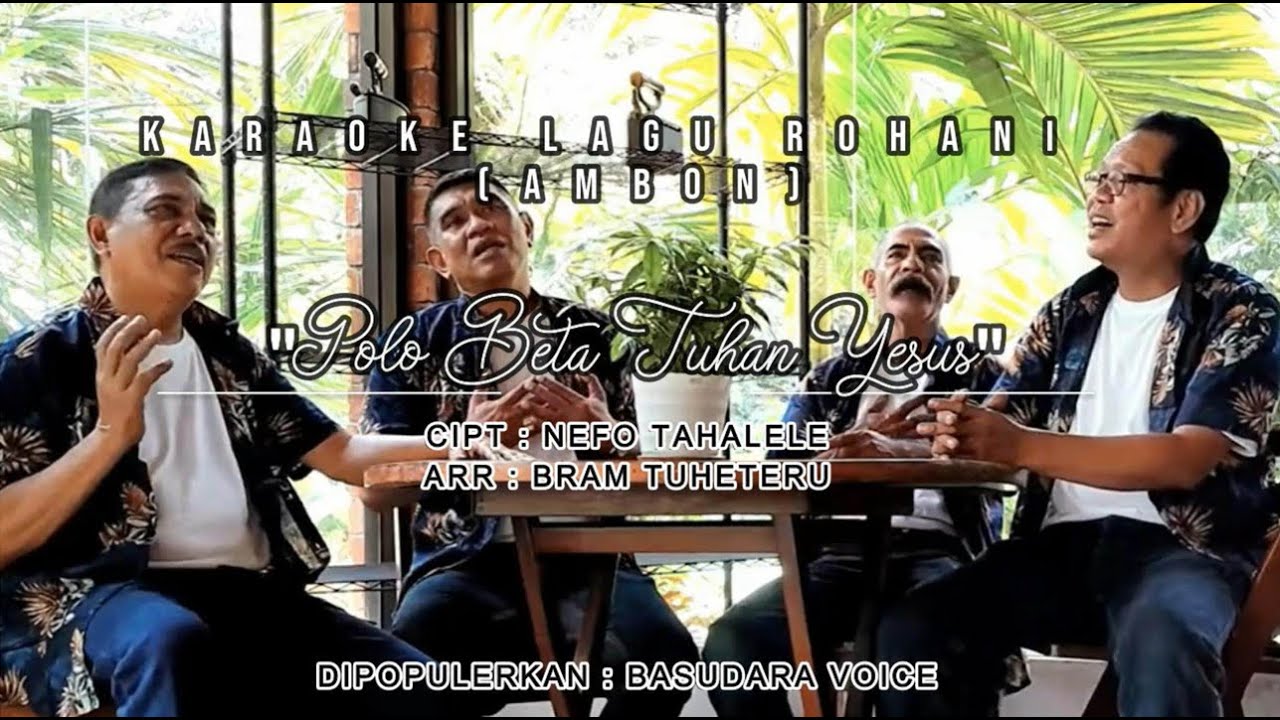 KARAOKE LAGU ROHANI AMBON "POLO BETA TUHAN YESUS" NADA A - YouTube
