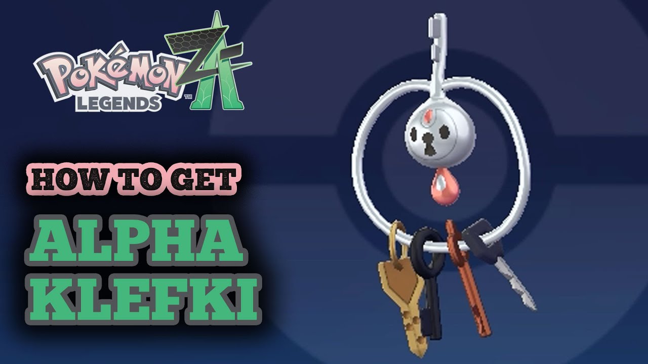 How to Get Alpha Klefki in Pokemon Legends Z-A - YouTube