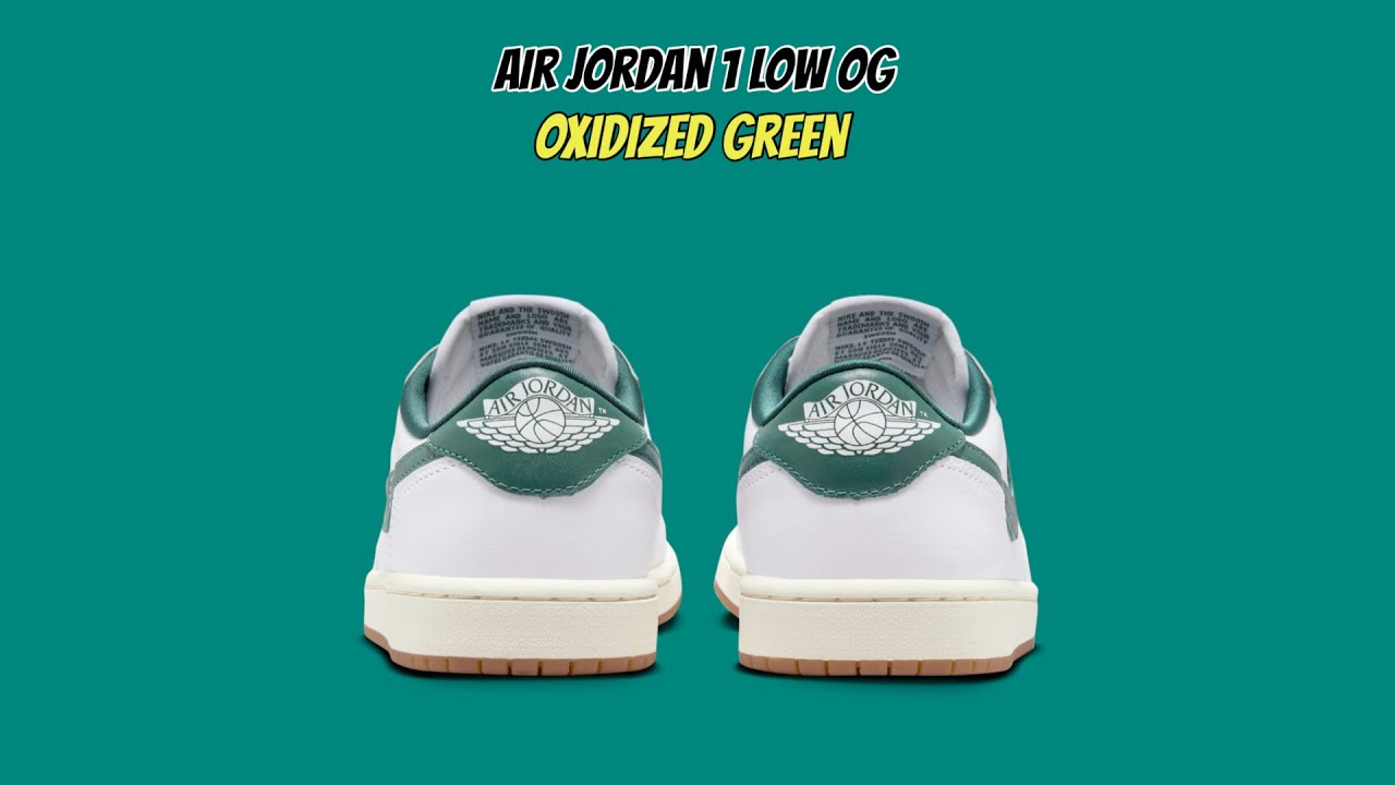 Air Jordan 1 Low OG Oxidized Green - YouTube