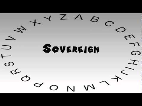 How to Say or Pronounce Sovereign - YouTube