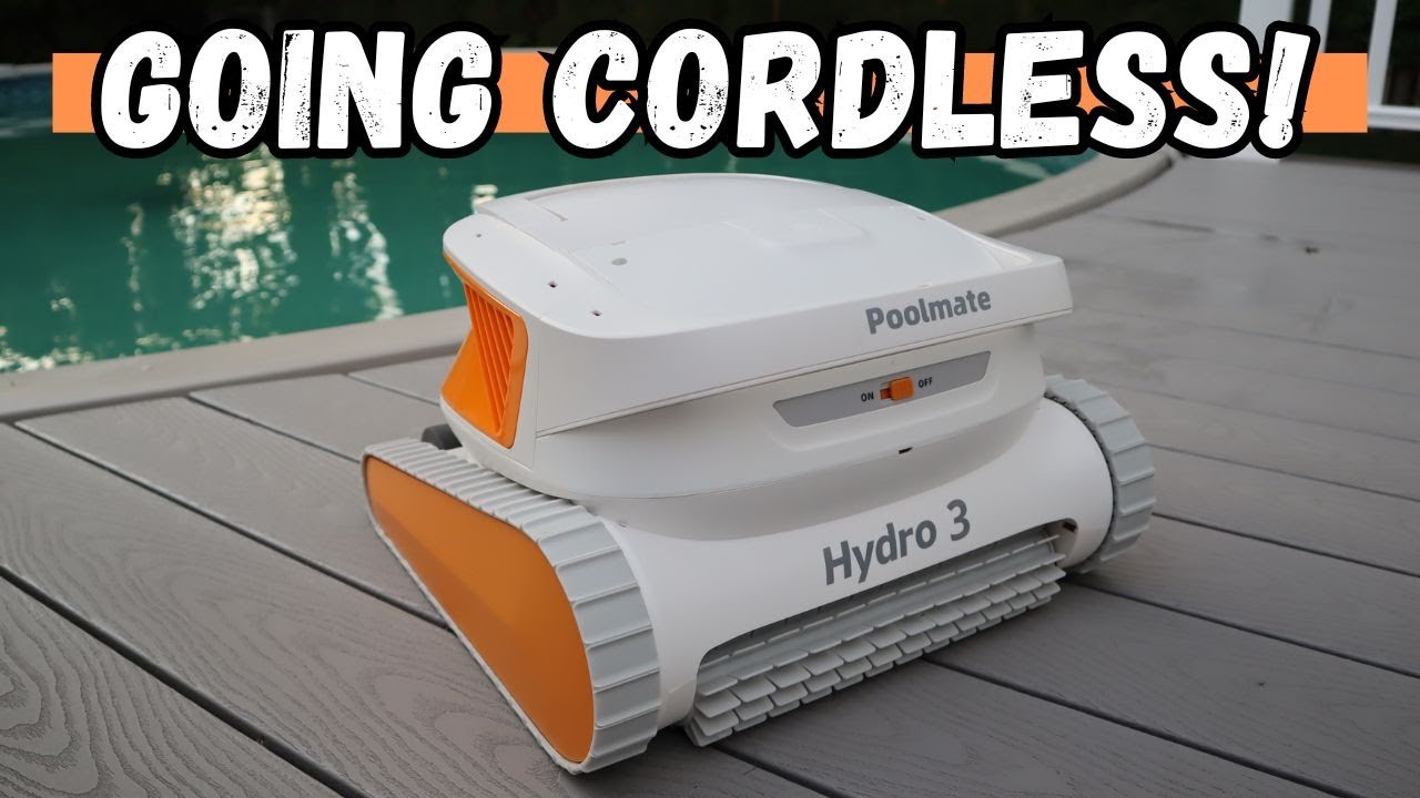 POOLMATE HYDRO 3 cordless pool robot - full test and review! - YouTube