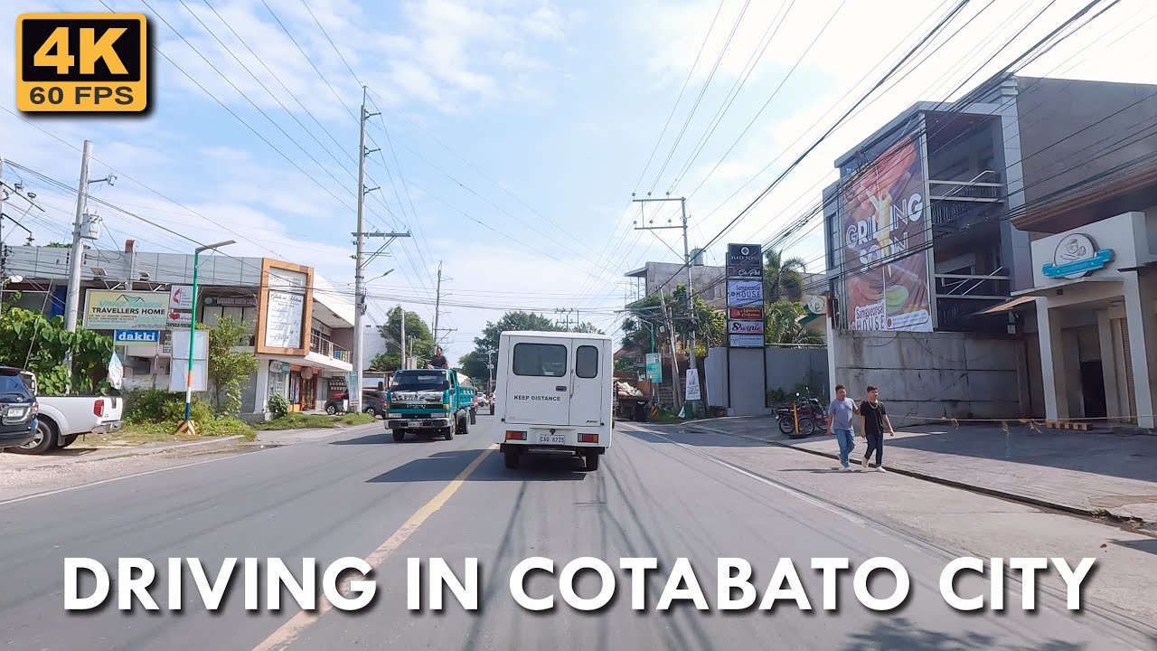 Saturday Morning Drive Along Sinsuat Avenue | Daily Travel 397 | 4K ...
