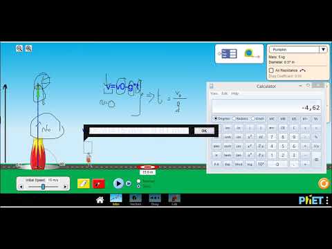 Vertikalni hitac naviše i izbor koordinatnog sistema 2 - YouTube