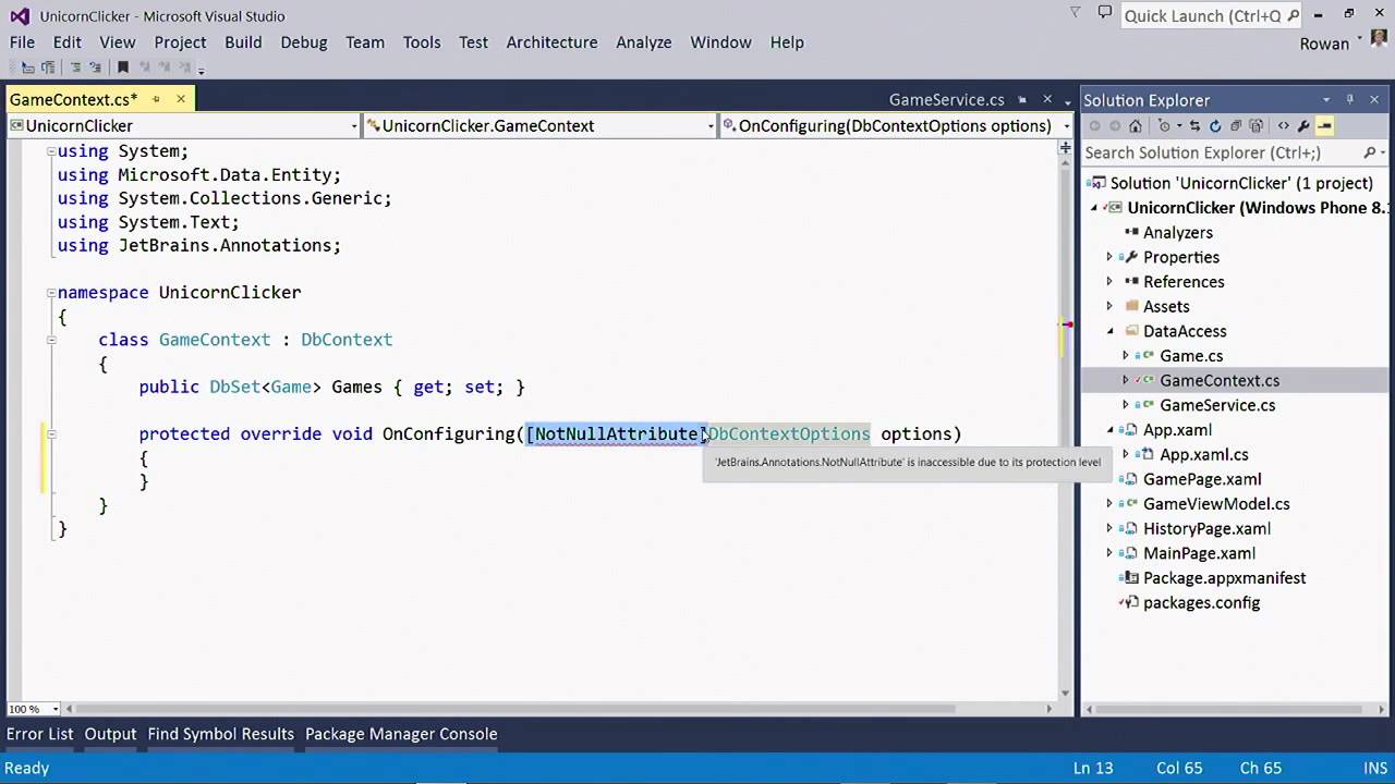 Entity Framework 7 Youtube