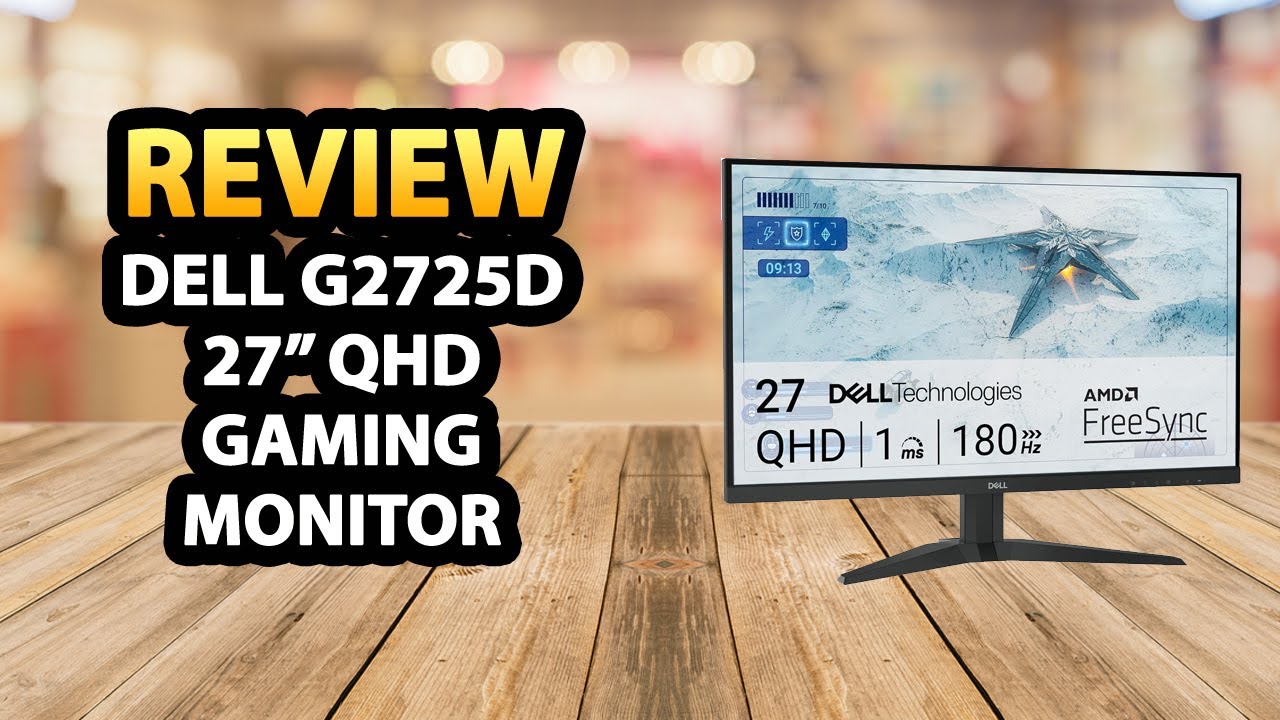 Dell G2725D 27 Inch Gaming Monitor Review - YouTube