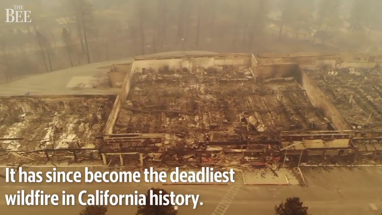 Camp Fire aftermath Drone footage - YouTube