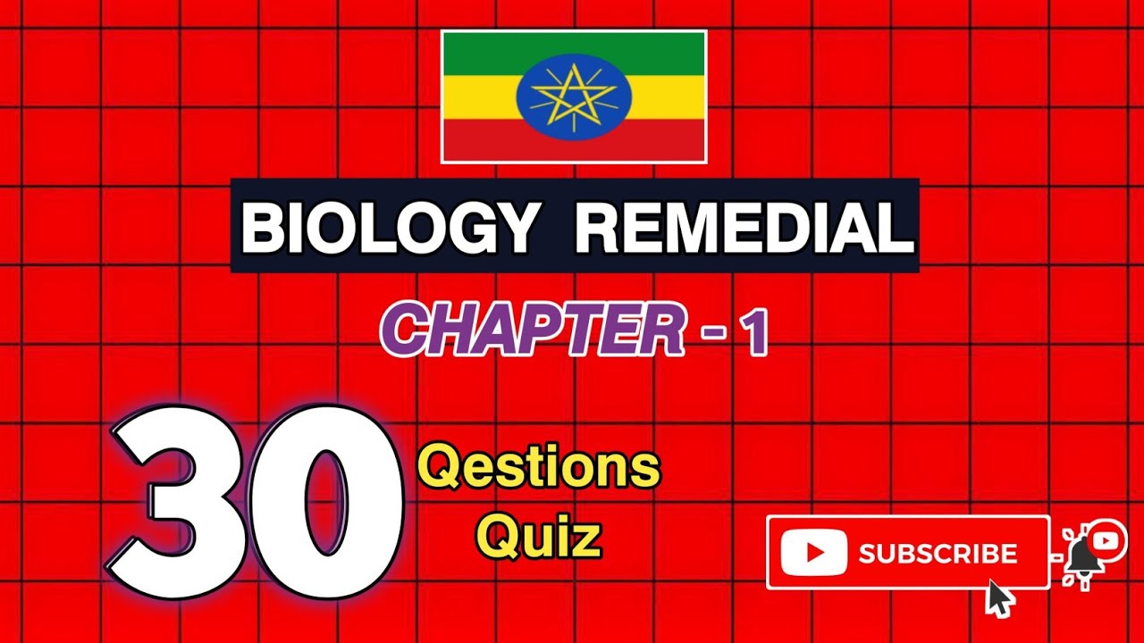 Remedial Biology Chapter 1 | 30 Questions with Answers/remedial module ...