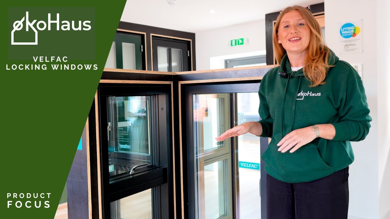 How to Use the Locking Handle on a Velfac Window - YouTube