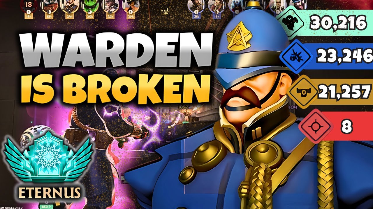 WHY WARDEN HAS THE HIGHEST WINRATE! | Eternus Deadlock Warden Gameplay ...