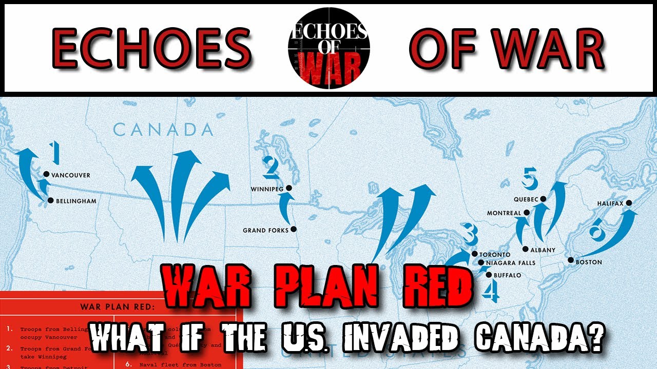 War Plan Red Explained: What If the U.S. Invaded Canada? - YouTube