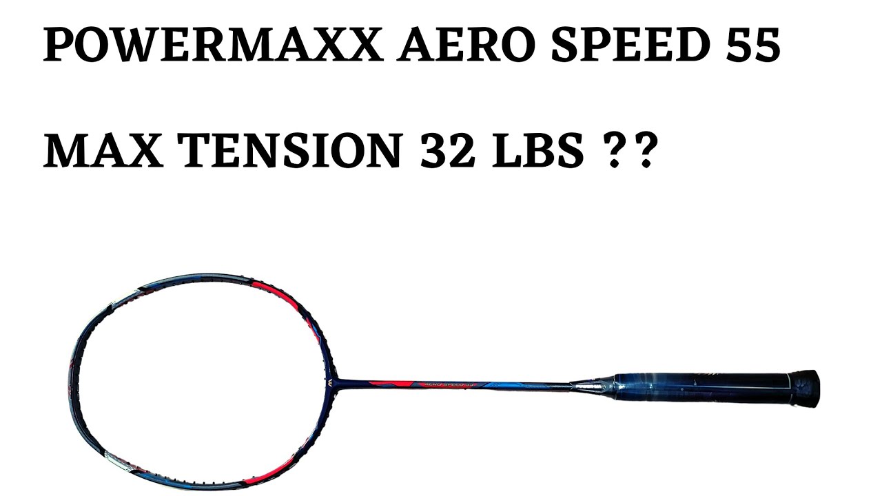 Raket kuat | Powermax Aero Speed 55. max tension 32 Lbs - YouTube