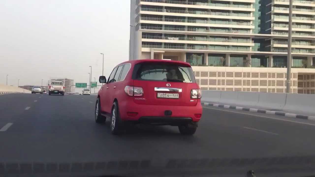 matte red Nissan Patrol - YouTube