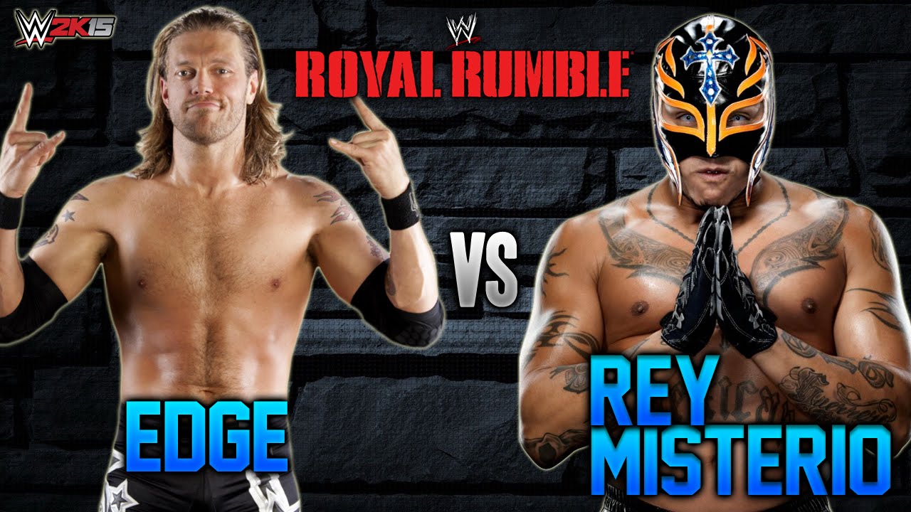 WWE Royal Rumble 2008: Edge vs Rey Mysterio (WHC Match) - WWE 2K15 ...