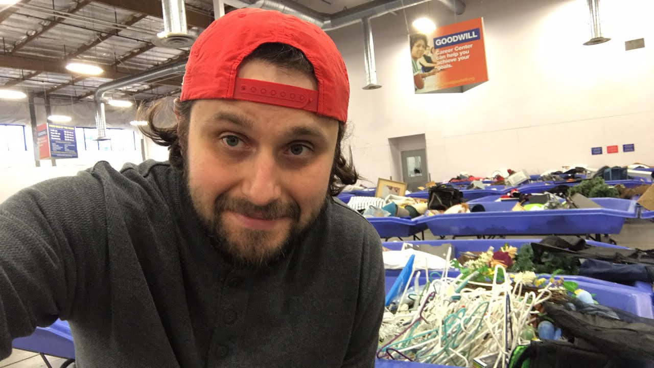 Live in Goodwill outlet video – the Goodwill bins crazy finds - YouTube