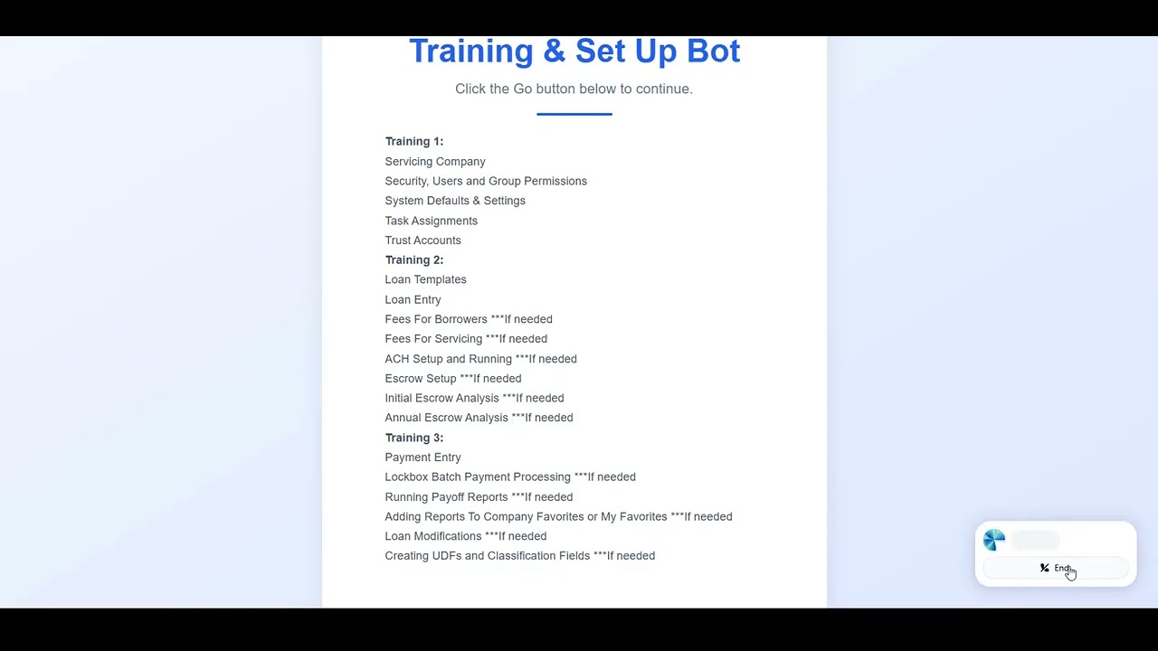 Demo - LSS Training & Set Up Bot - YouTube