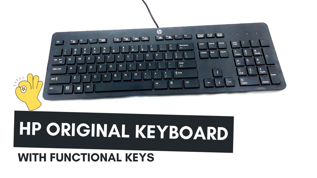 HP Original Keyboard Review with Functional Keys | Best HP Keyboard for ...