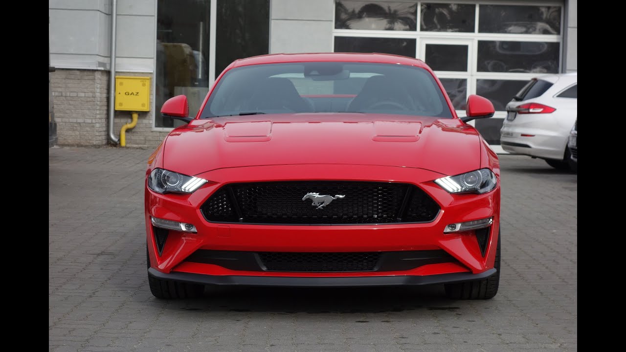 New Mustang GT 450KM M6 Recaro Race Red - YouTube