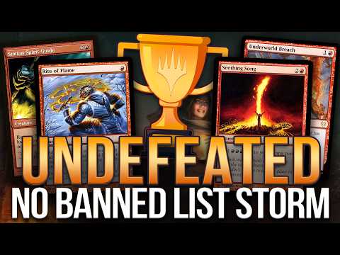 🏆UNDEFEATED🏆 No Banned List Modern Storm with Rite of Flame & Seething Song | Magic: The Gathering
