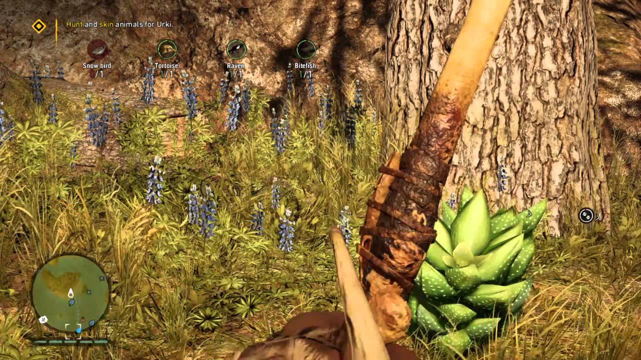 Far Cry® Primal , locating the Snow Bird for Urki , mission bird man ...