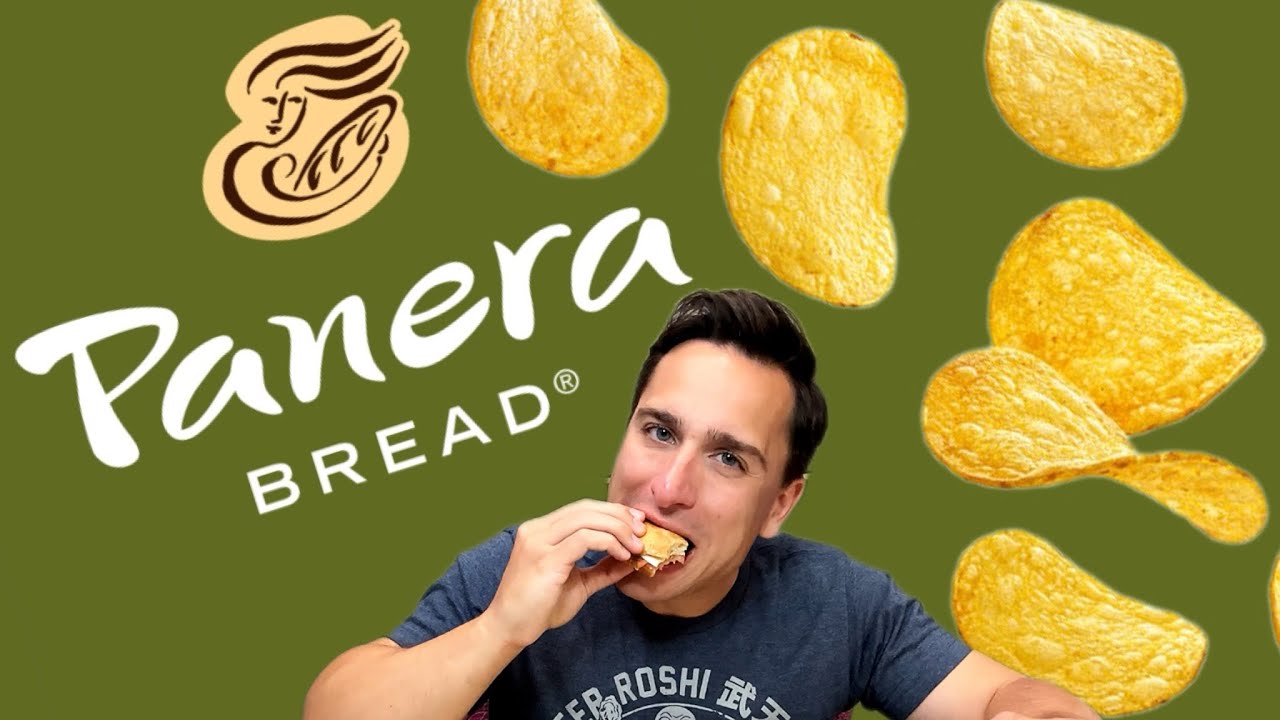 Eating Two Panera Bread Sandwiches & Chips - YouTube
