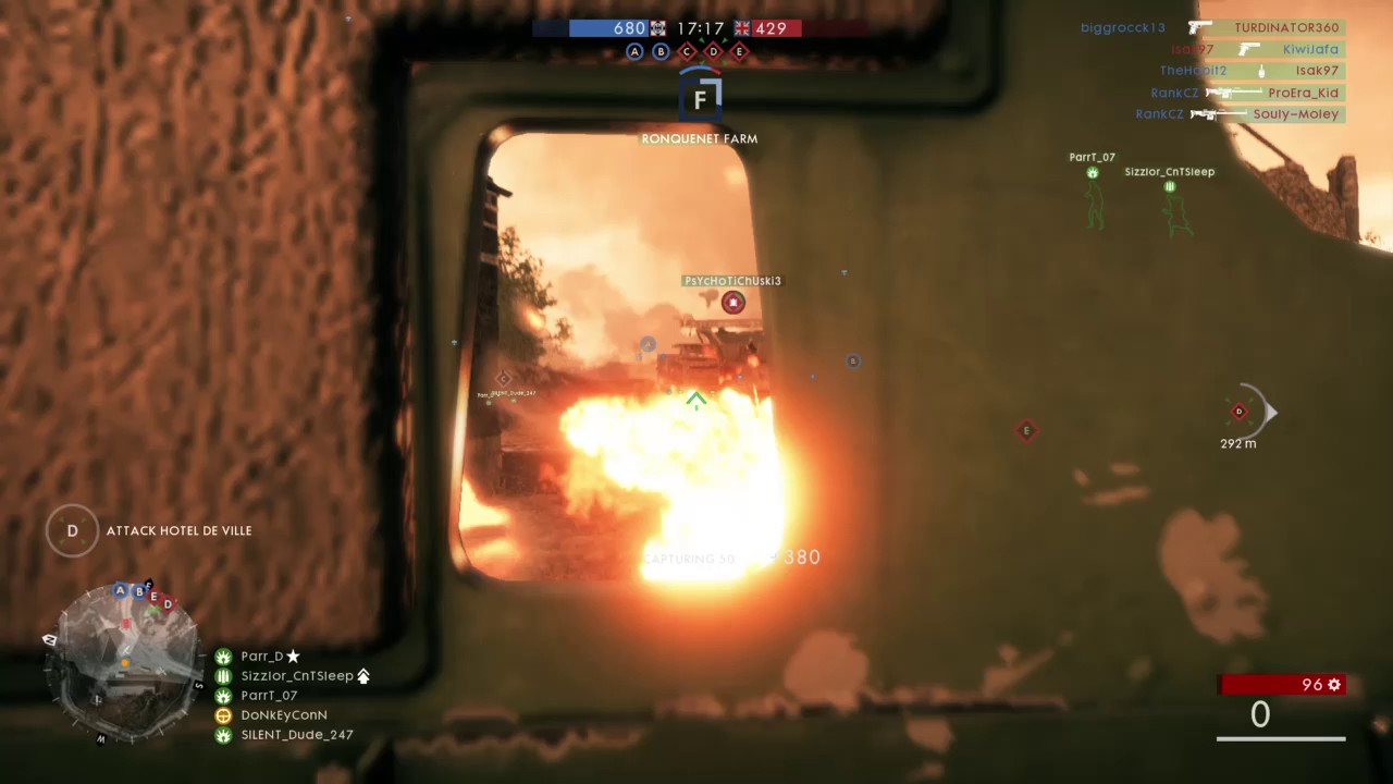 destroying huskies tank - YouTube