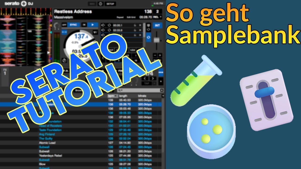 Serato Pro DJ Tutorial 💎 So geht Samplebank - YouTube